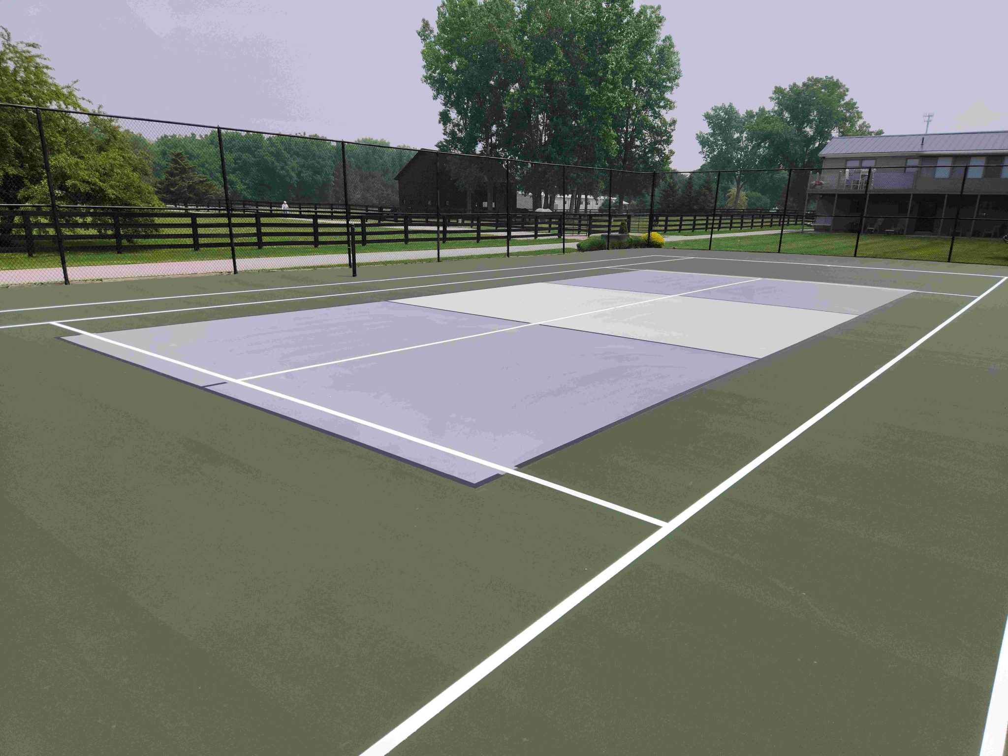 How To Make Blended Line Paint | Multipurpose Courts